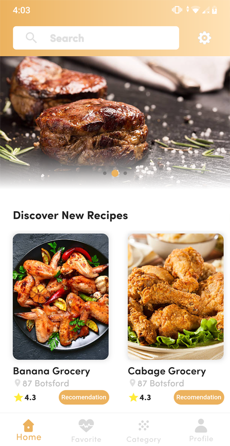 Recipe App - Get Recipes UI KITS template flutter 3.0 Cooking app ...