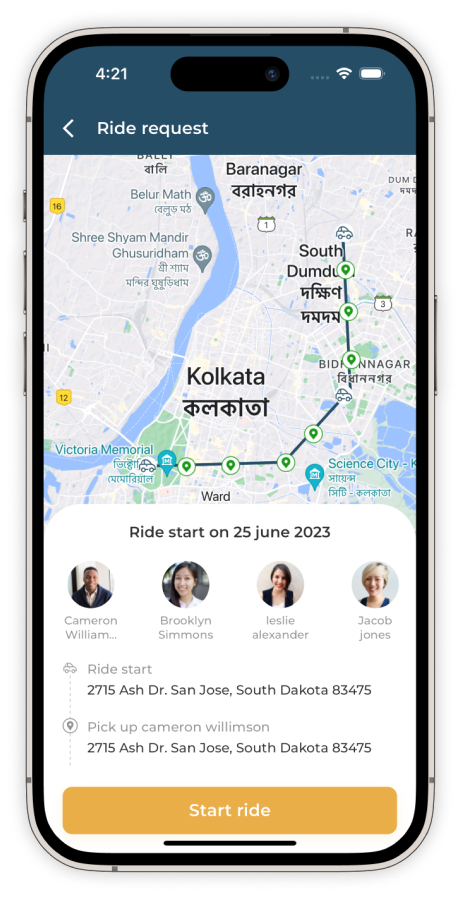 Carpooling App Bike Pooling App Ride Sharing App Car Sharing App