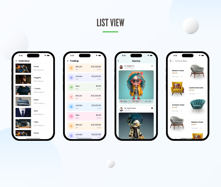 Sky Flutter UI templates and UI kit by skyclonestech | CodeCanyon