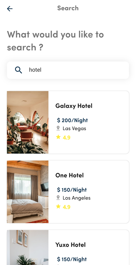 Flux Hotel Booking hotel full application in Flutter 3.0 by JeffDeveloper