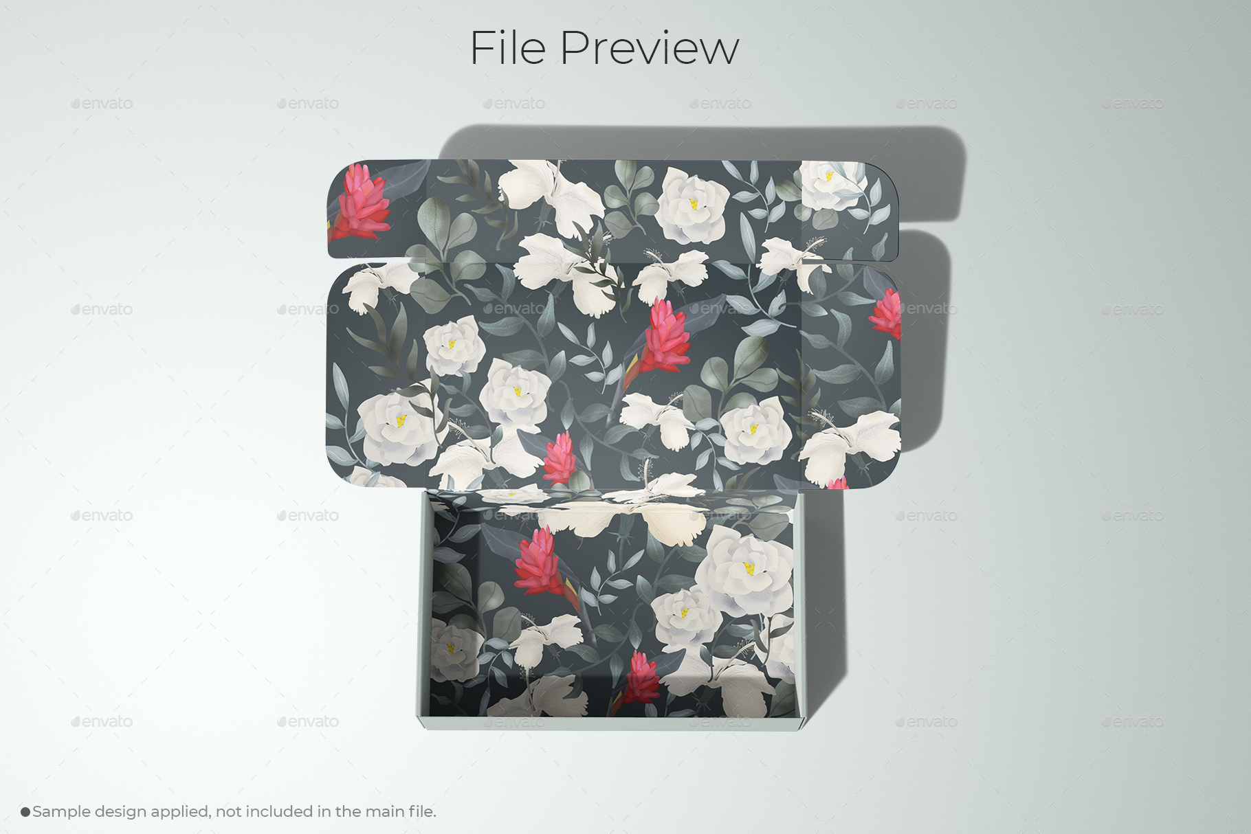 Rectangular Mailing Box Packaging Mockup, Graphics | GraphicRiver