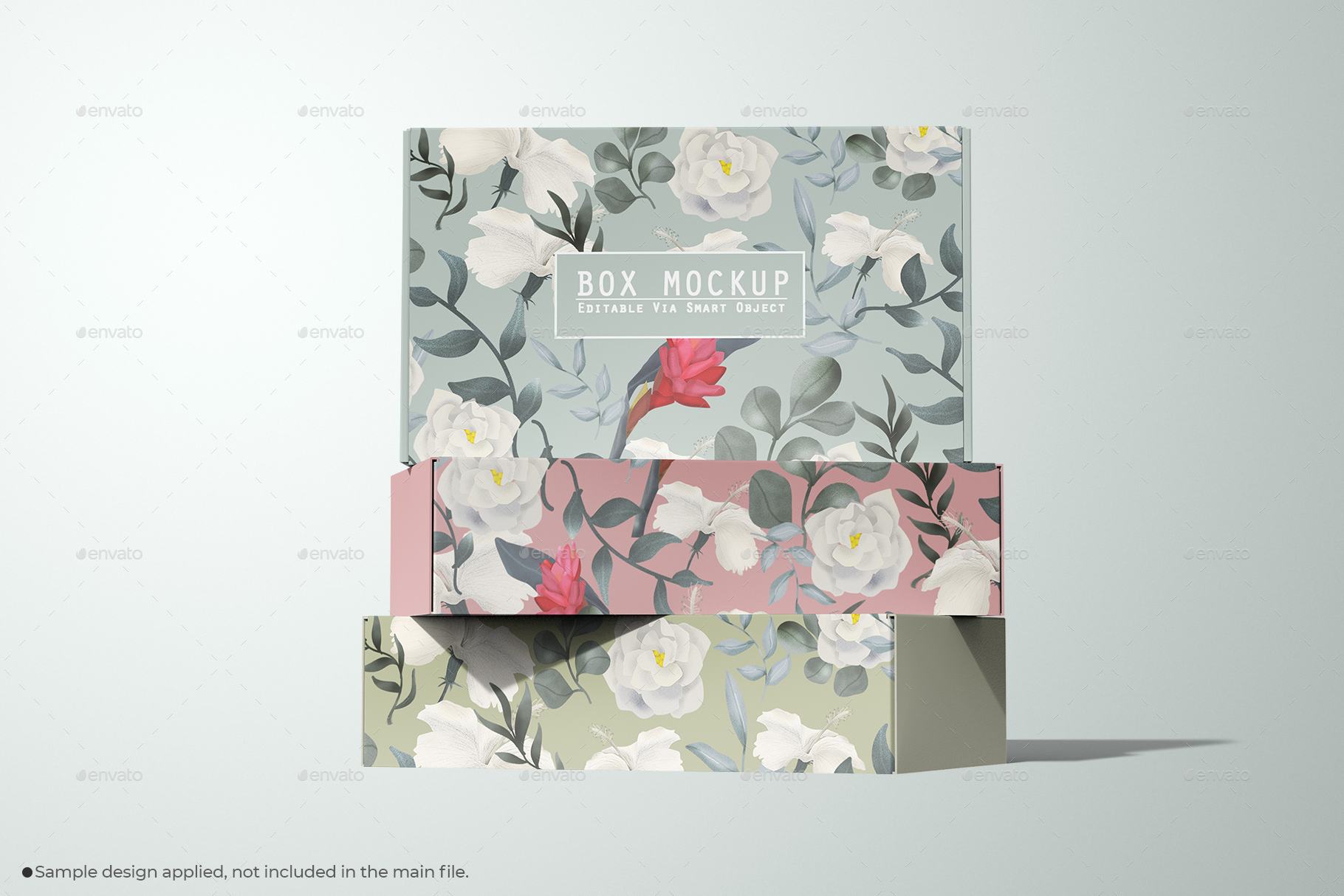 Rectangular Mailing Box Packaging Mockup, Graphics | GraphicRiver