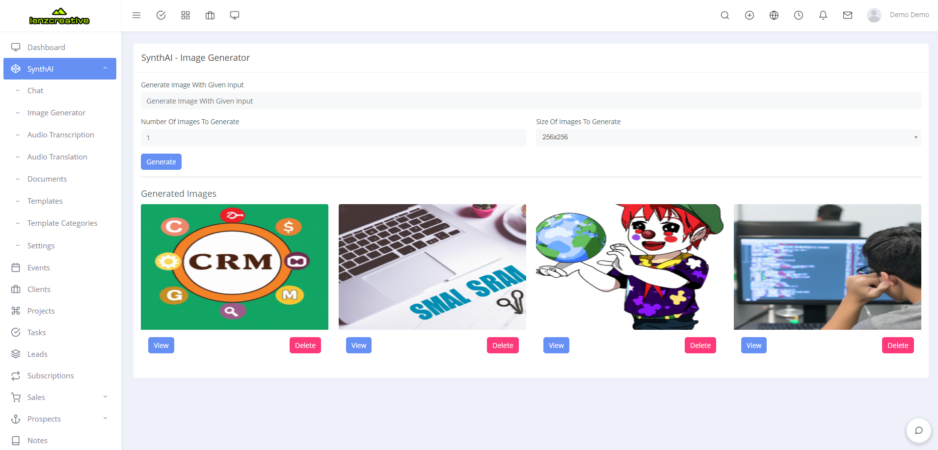 SynthAI - AI Module For Rise CRM by lenzcreativee | CodeCanyon