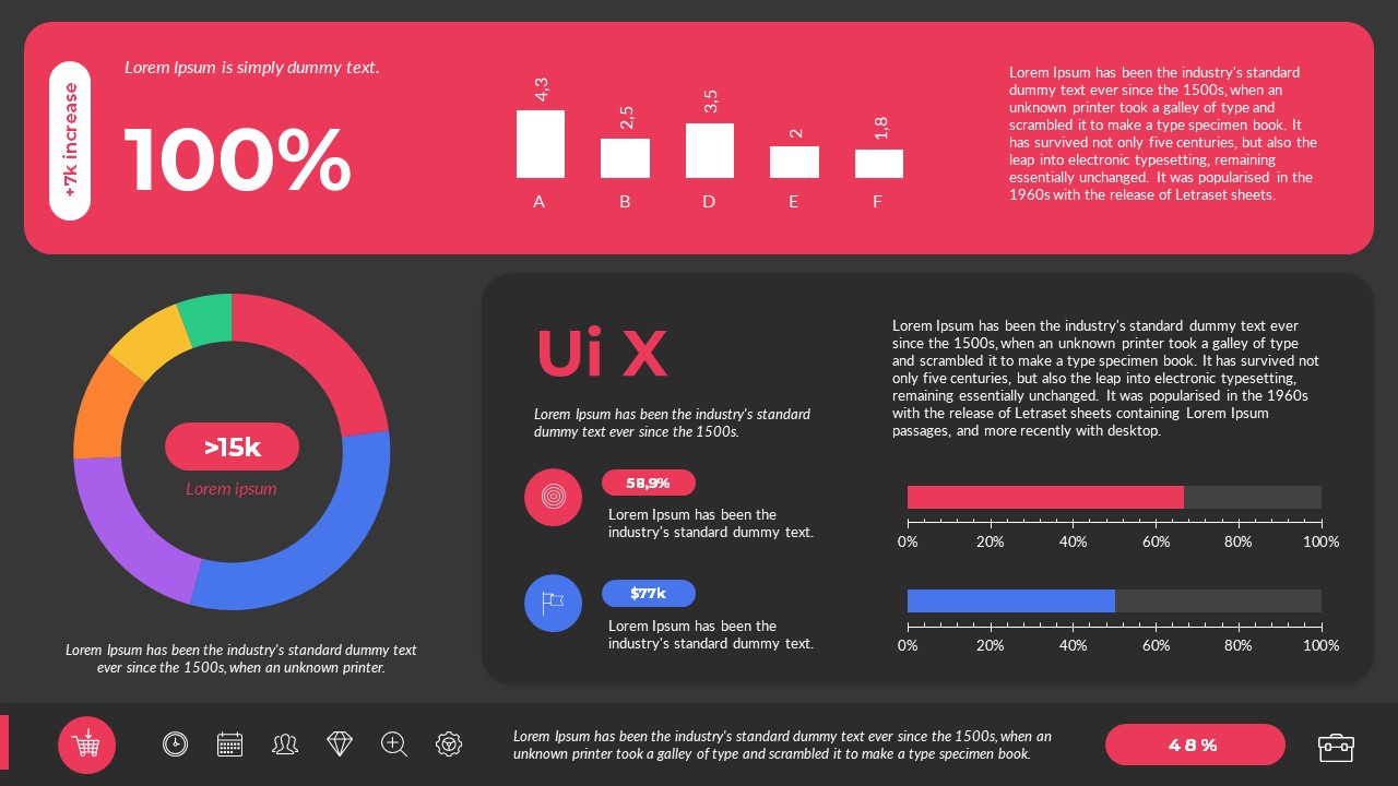 Ui X Data Dashboards PowerPoint Presentation Template, Presentation ...