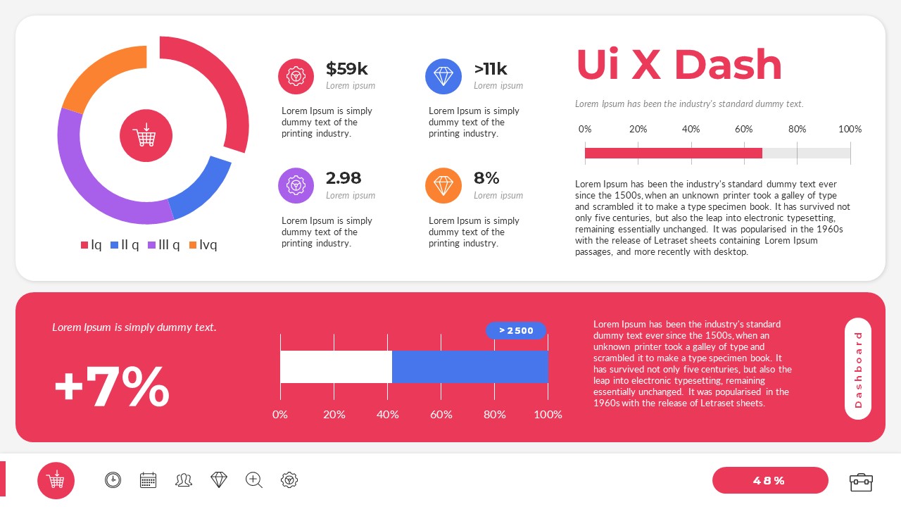 Ui X Data Dashboards PowerPoint Presentation Template, Presentation ...