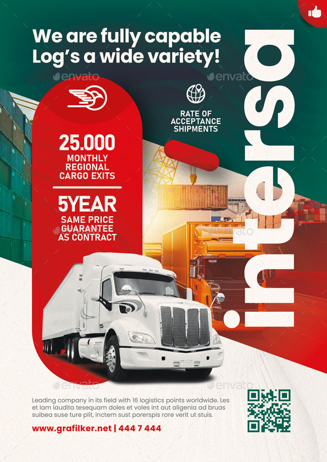 Logistics Flyer Bundle Templates, Print Templates | GraphicRiver