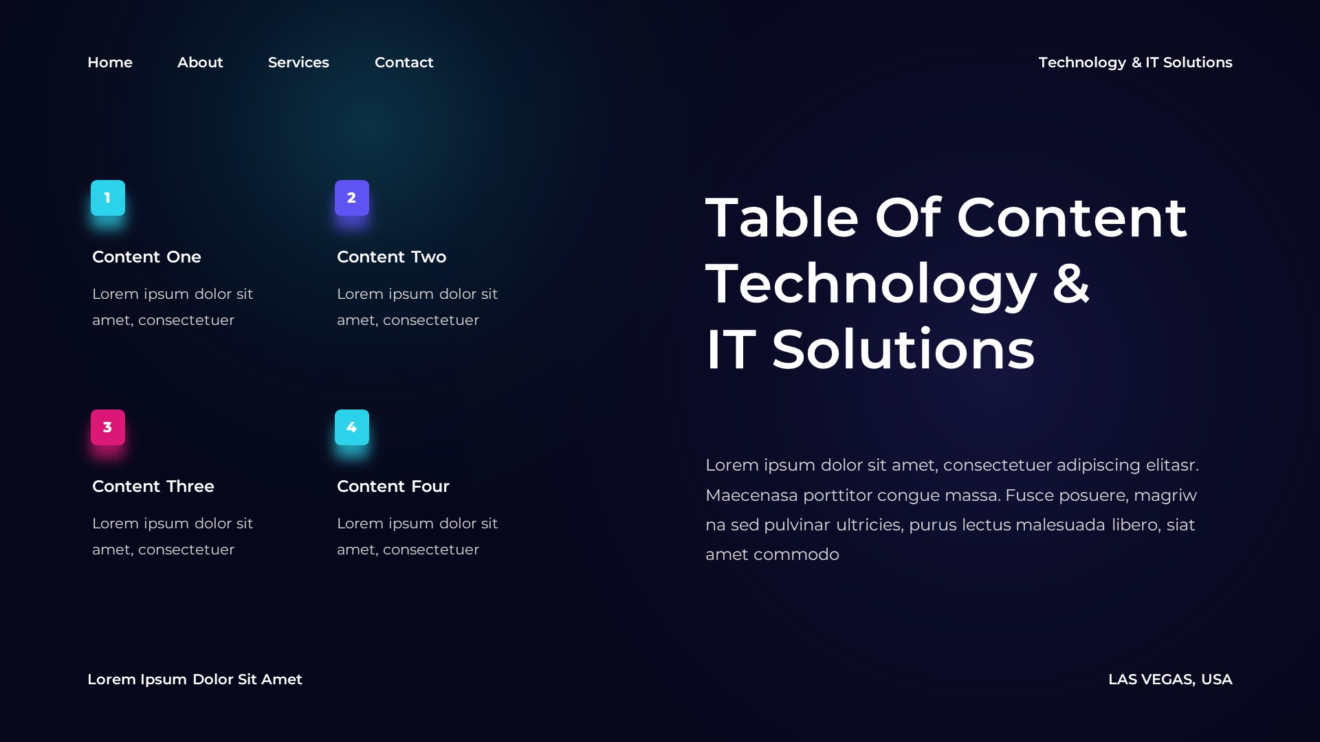Technology & IT Solutions Powerpoint Template, Presentation Templates