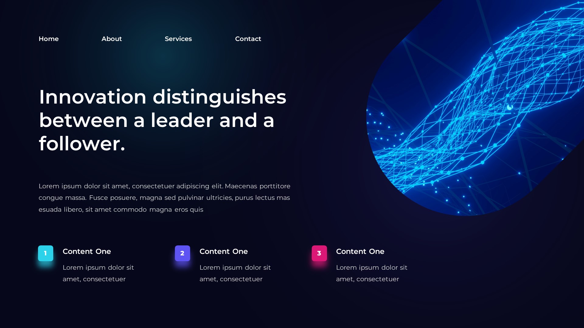 Technology & IT Solutions Powerpoint Template, Presentation Templates