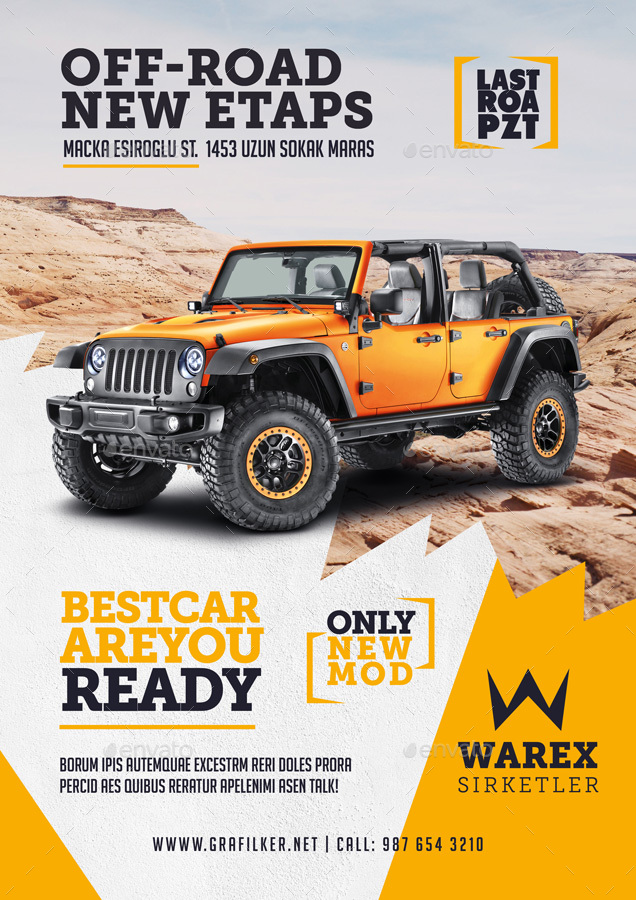 Off Road Flyer Bundle Templates, Print Templates | GraphicRiver