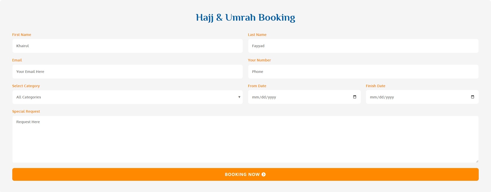 Burji - Hajj & Umrah Tour Travel Elementor Template Kit by Rometheme