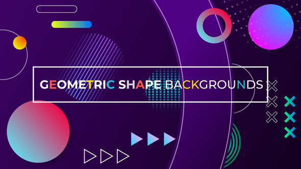 Geometric Shape Abstraction, After Effects Project Files | VideoHive