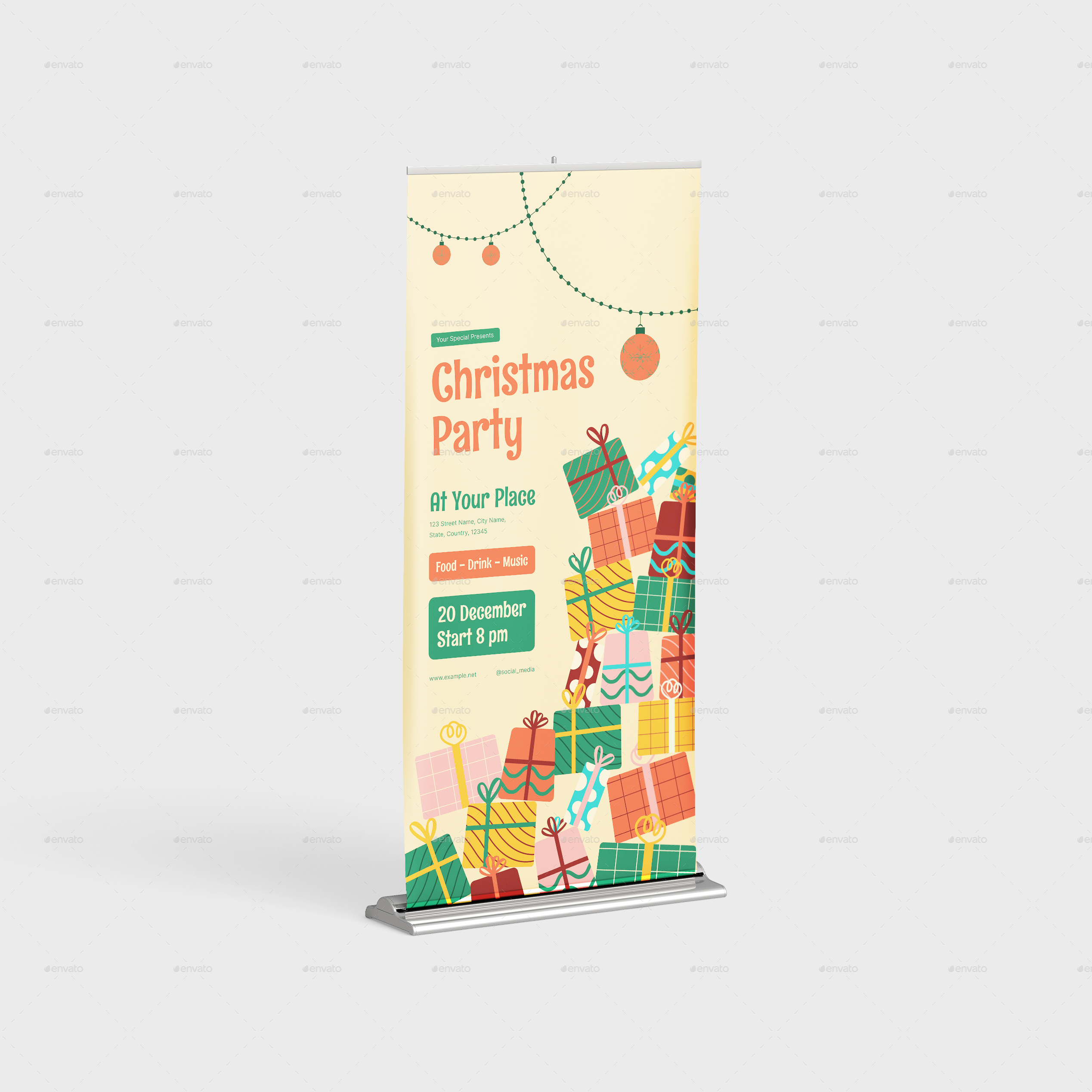 Creative Christmas Party Banner, Print Templates | GraphicRiver