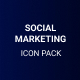 Social Marketing Icon Pack, Icons | GraphicRiver