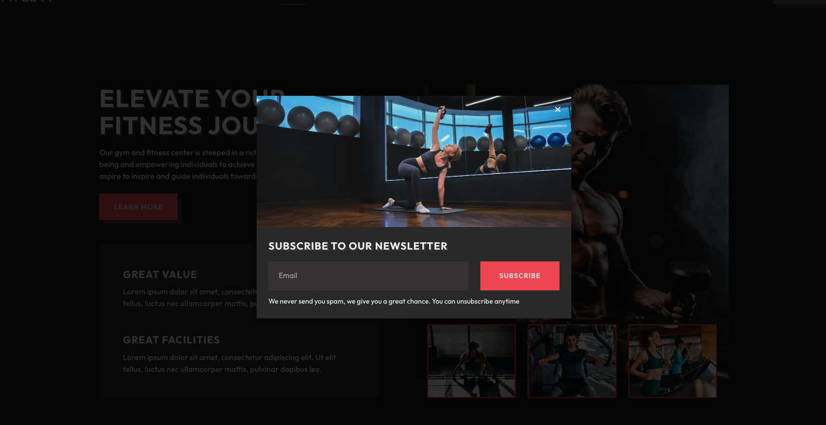 Fitroom - Gym & Fitness Center Elementor Template Kit by deverust ...