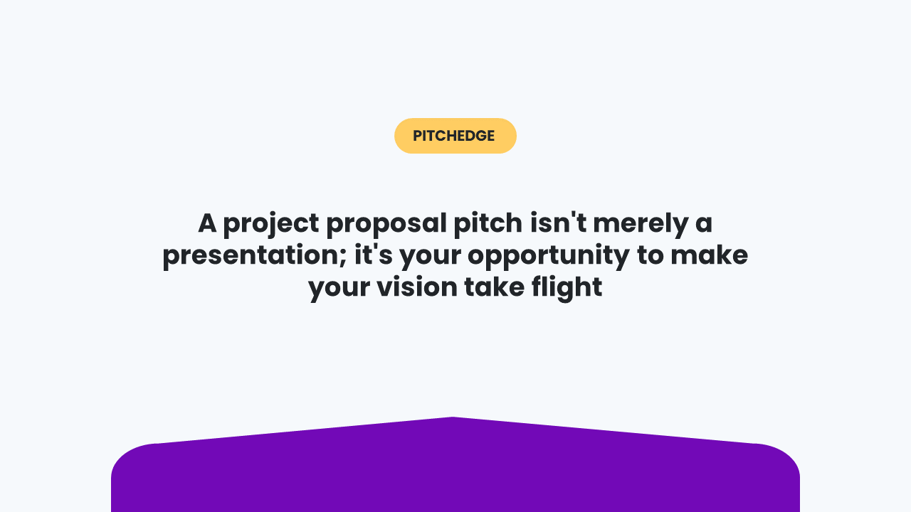 PitchEdge - Project Proposal Pitch Deck Powerpoint, Presentation Templates