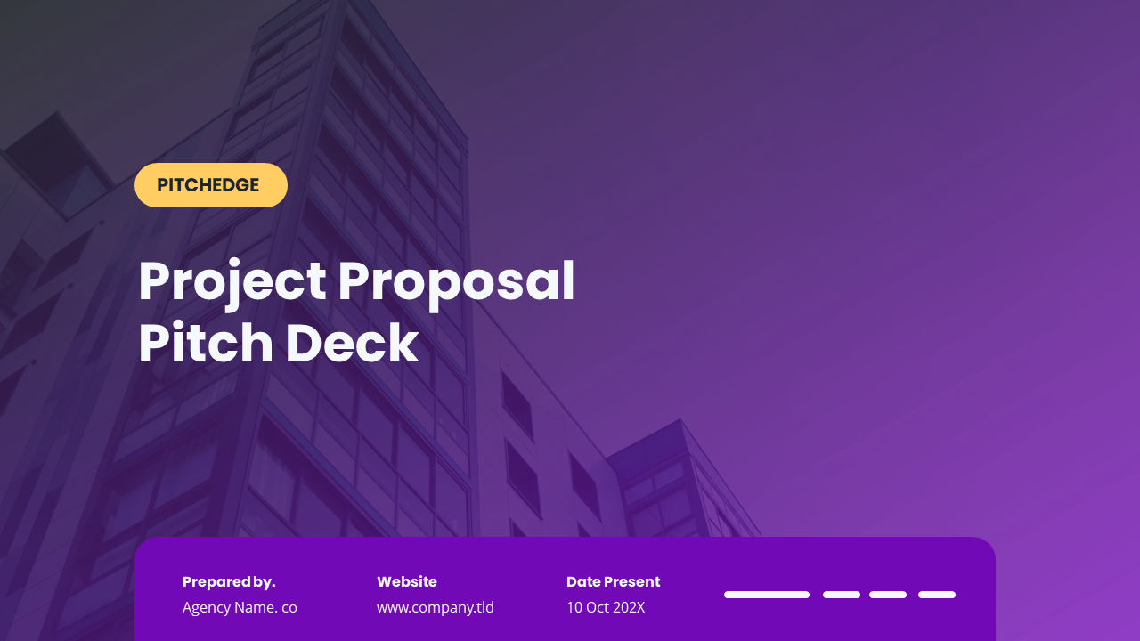 PitchEdge - Project Proposal Pitch Deck Keynote, Presentation Templates