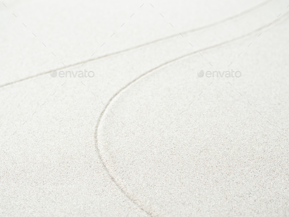 Zen Sand White Garden Japanese Texture Background Pattern Stock Photo ...