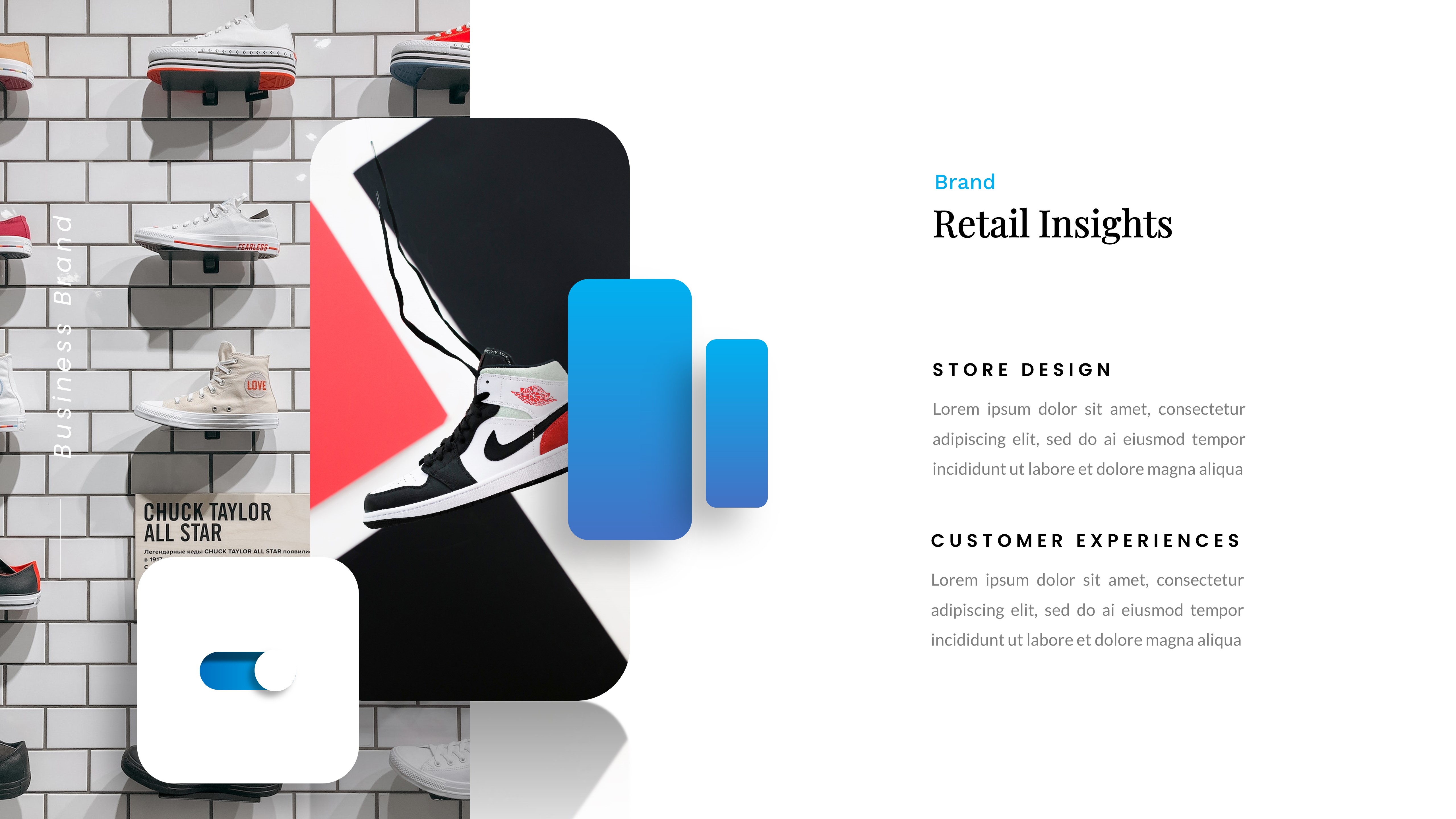 Sligkers - Sneakers Business PowerPoint Template, Presentation Templates