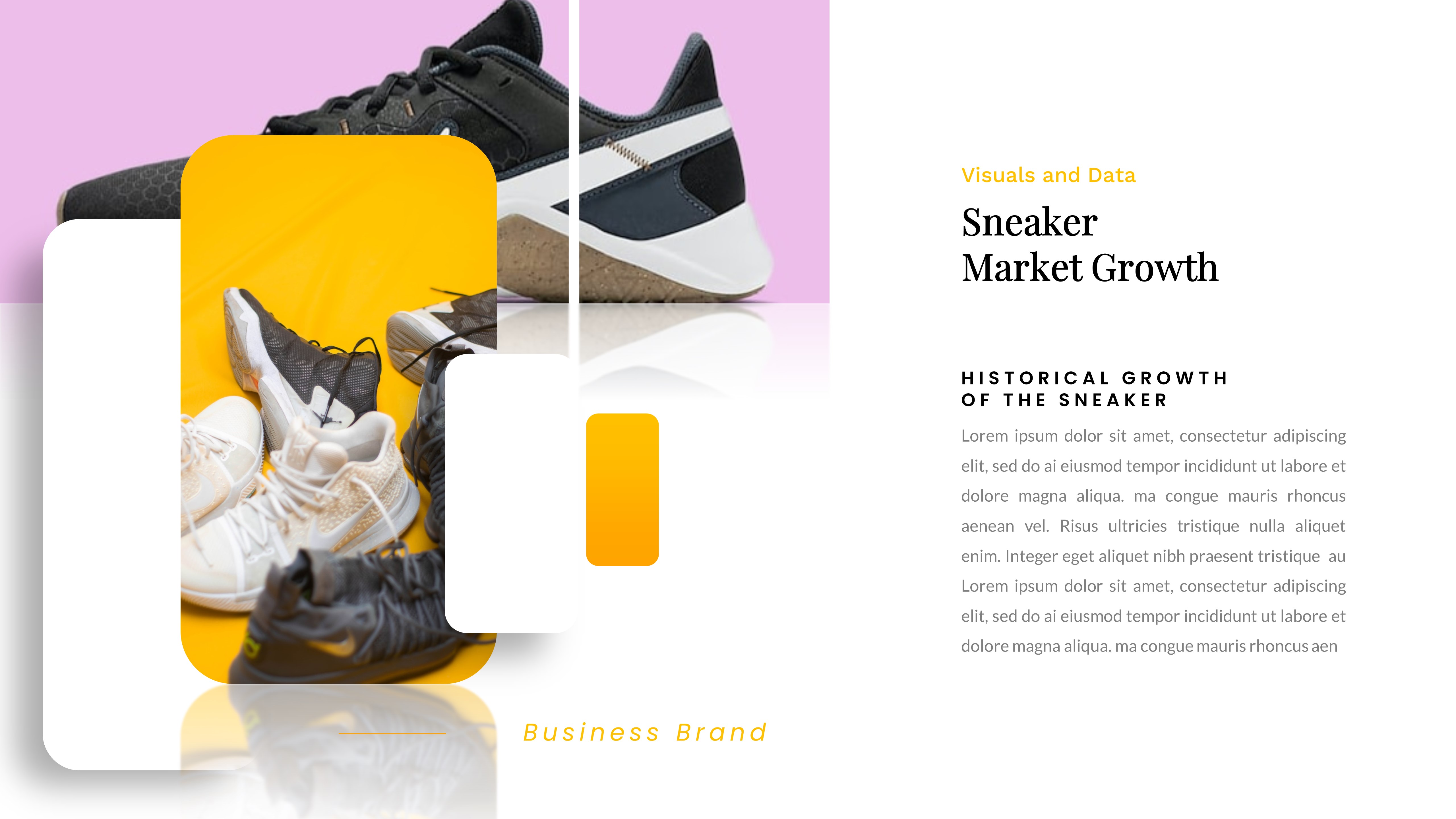 Sligkers - Sneakers Business PowerPoint Template, Presentation Templates