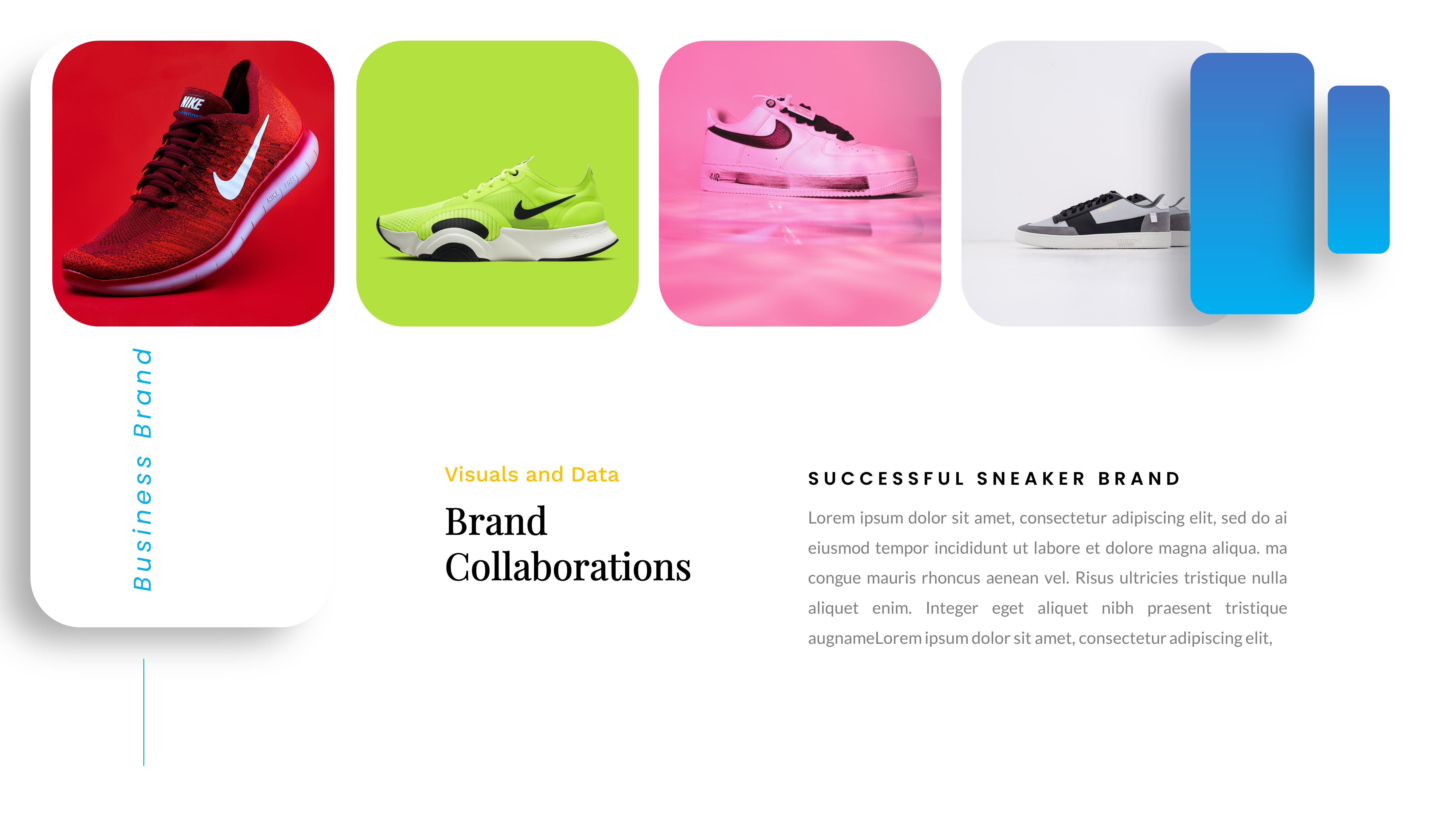 Sligkers - Sneakers Business PowerPoint Template, Presentation Templates