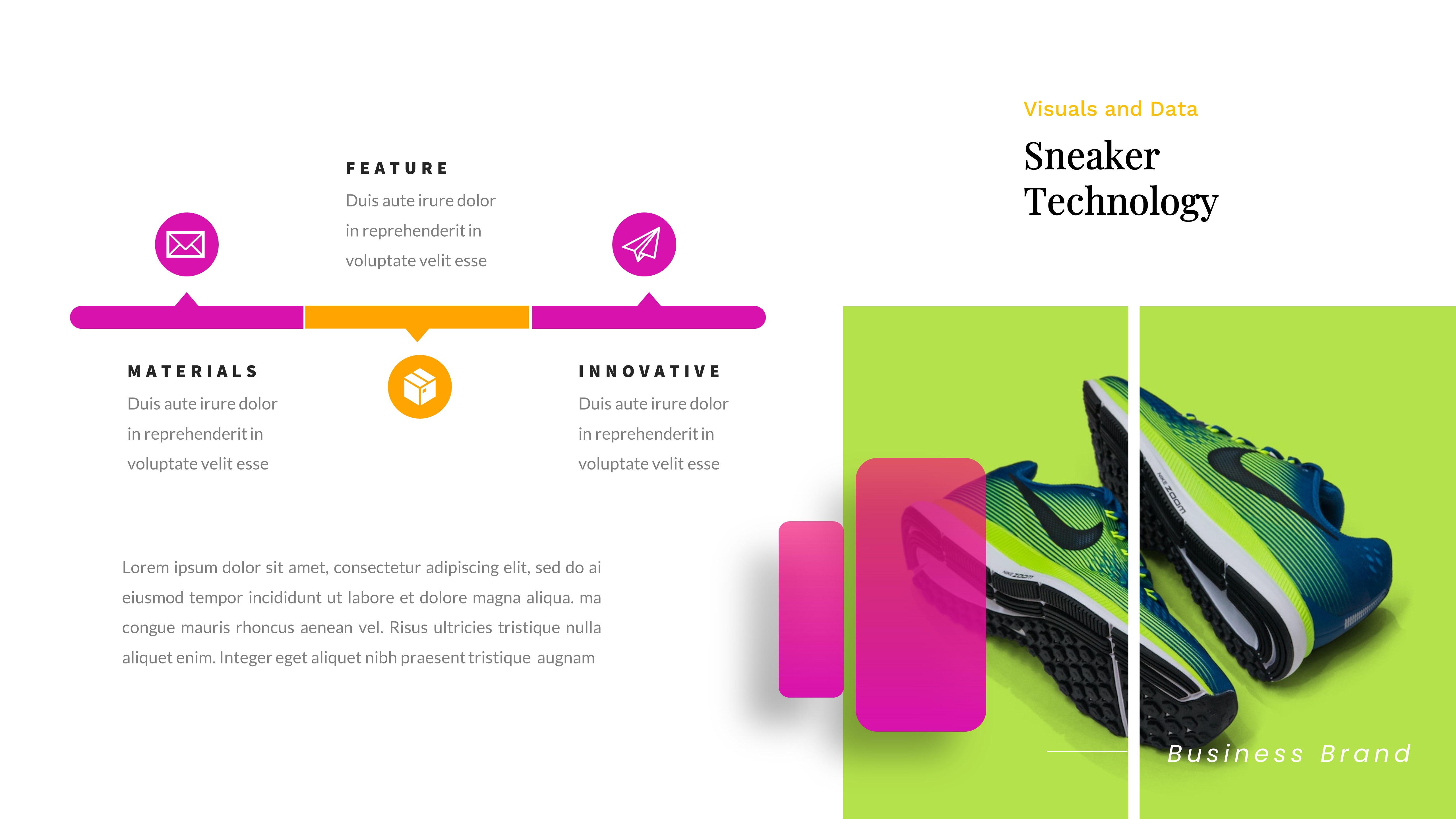 Sligkers - Sneakers Business PowerPoint Template, Presentation Templates