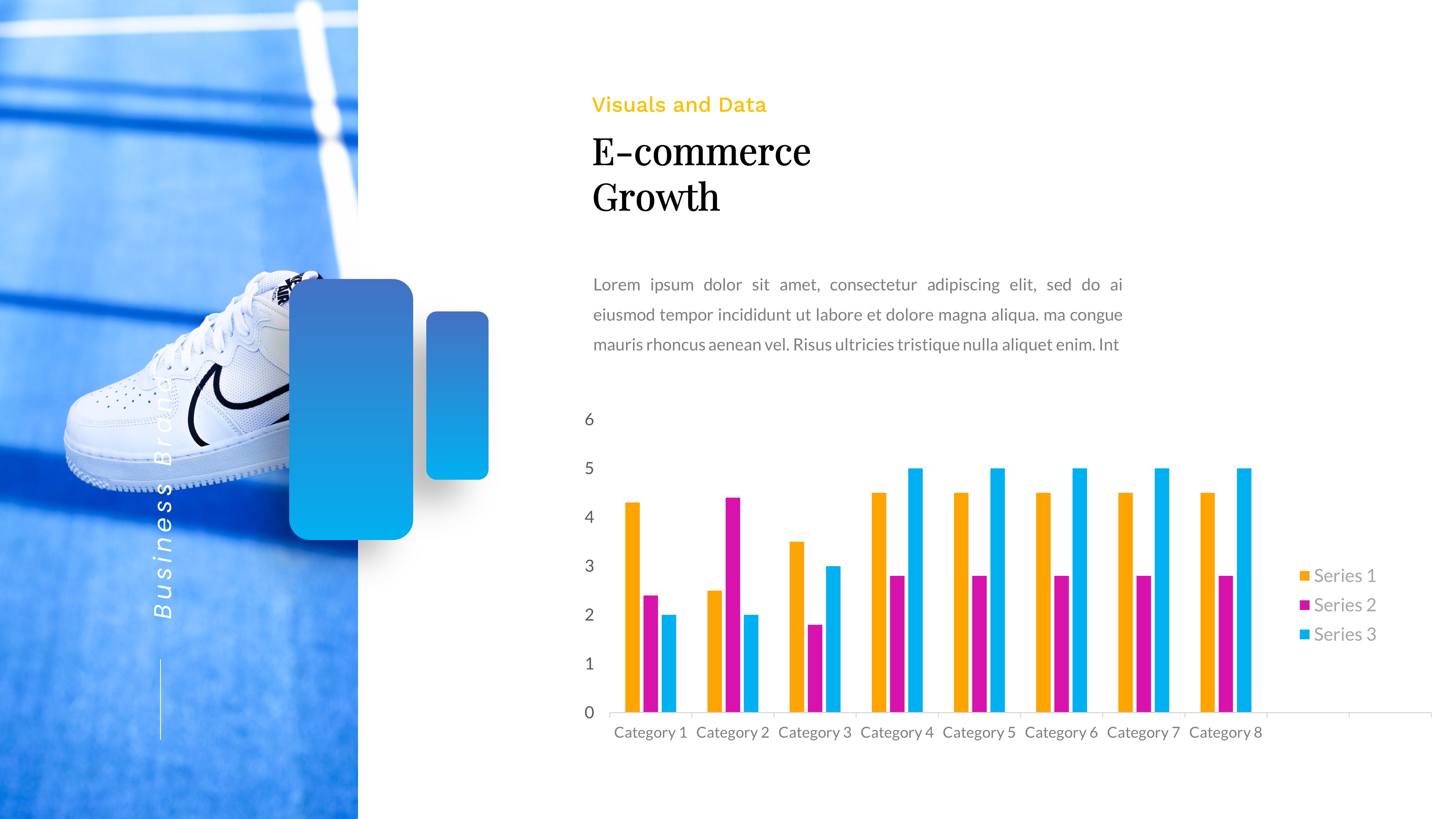 Sligkers - Sneakers Business PowerPoint Template, Presentation Templates