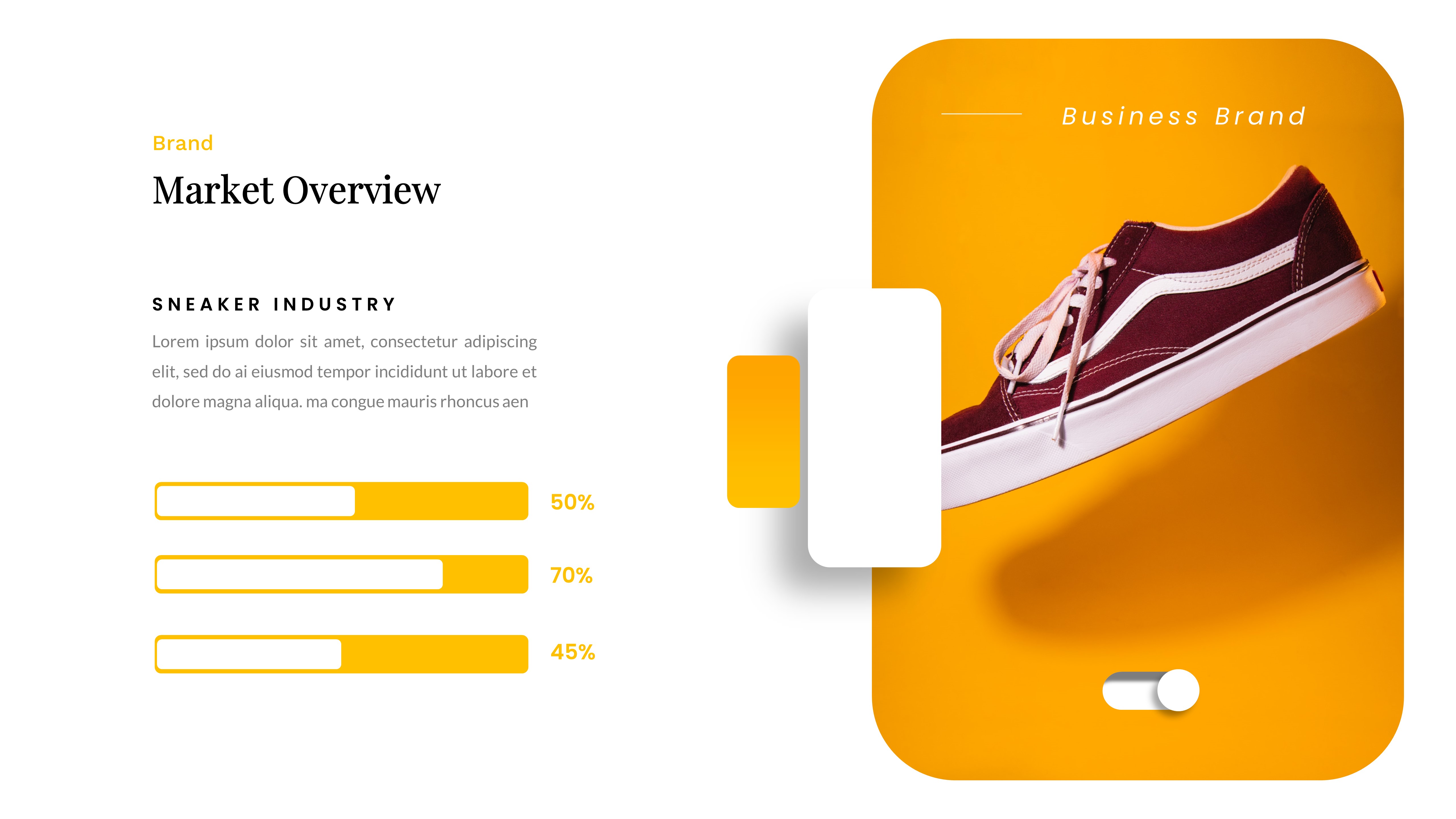 Sligkers - Sneakers Business PowerPoint Template, Presentation Templates
