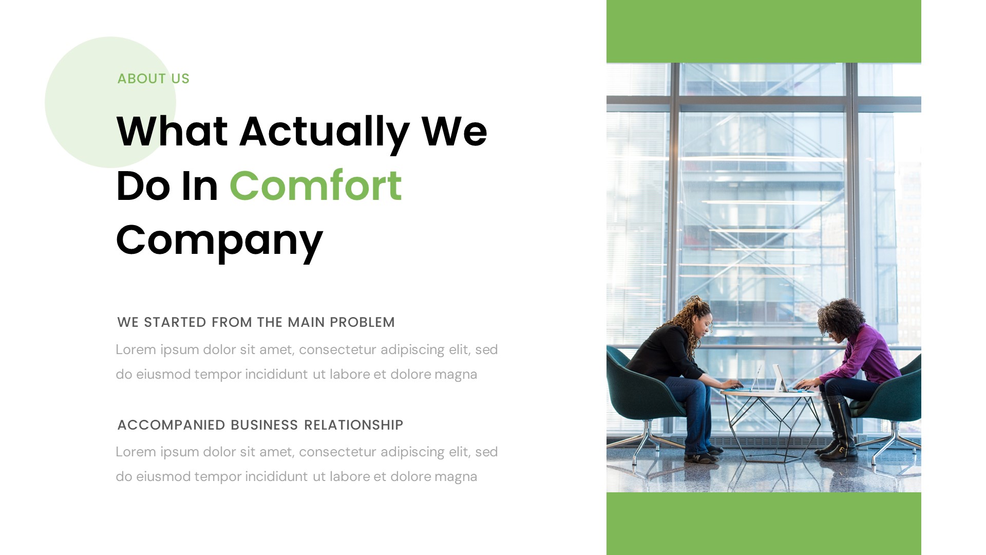 Comfort – Business PowerPoint Template, Presentation Templates ...
