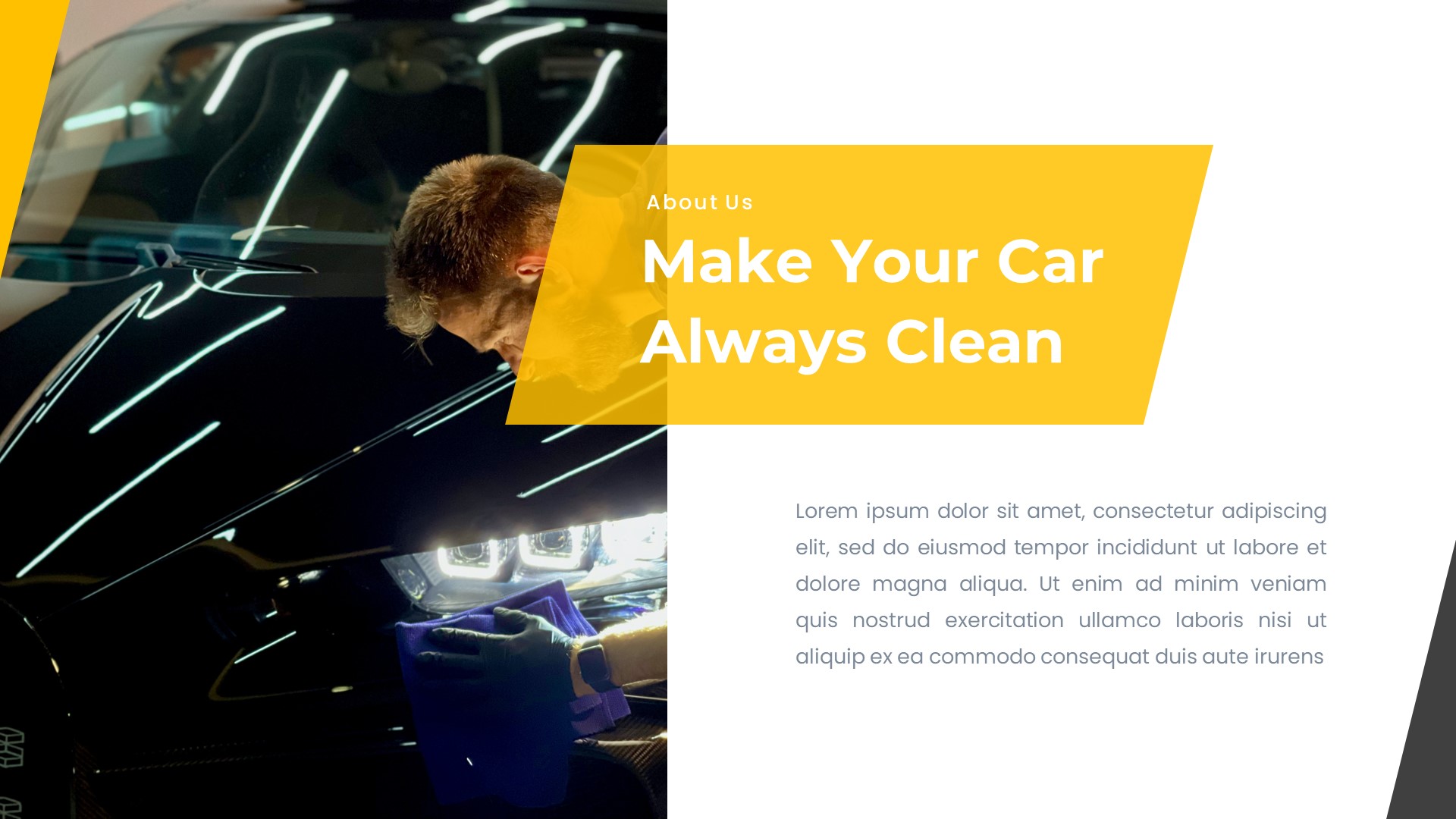 CarCare - Car Wash Google Slides Template, Presentation Templates ...