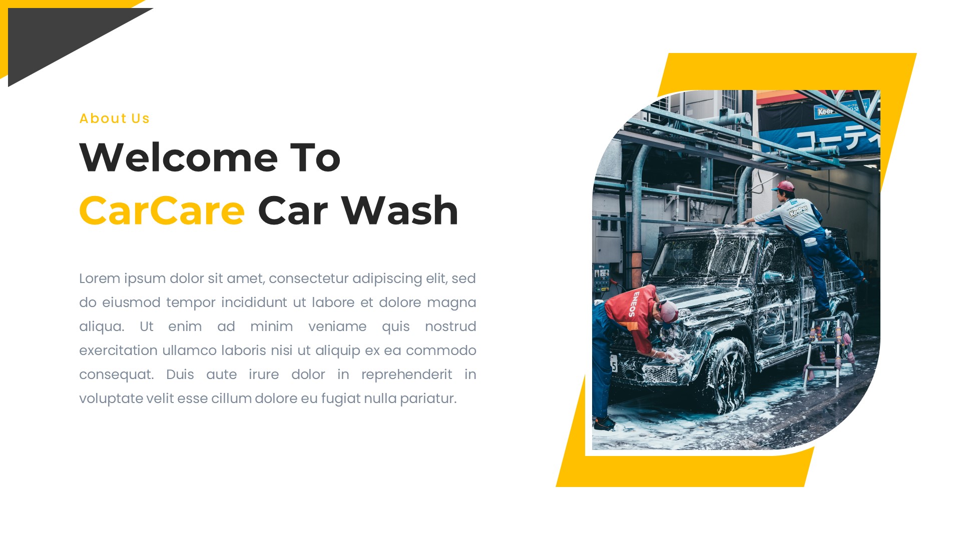 CarCare - Car Wash PowerPoint Template, Presentation Templates ...