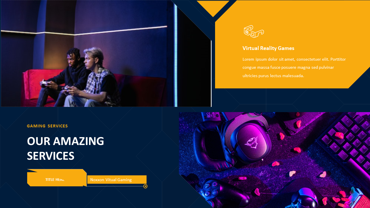 Gaming - Esports Technology Presentation, Presentation Templates ...