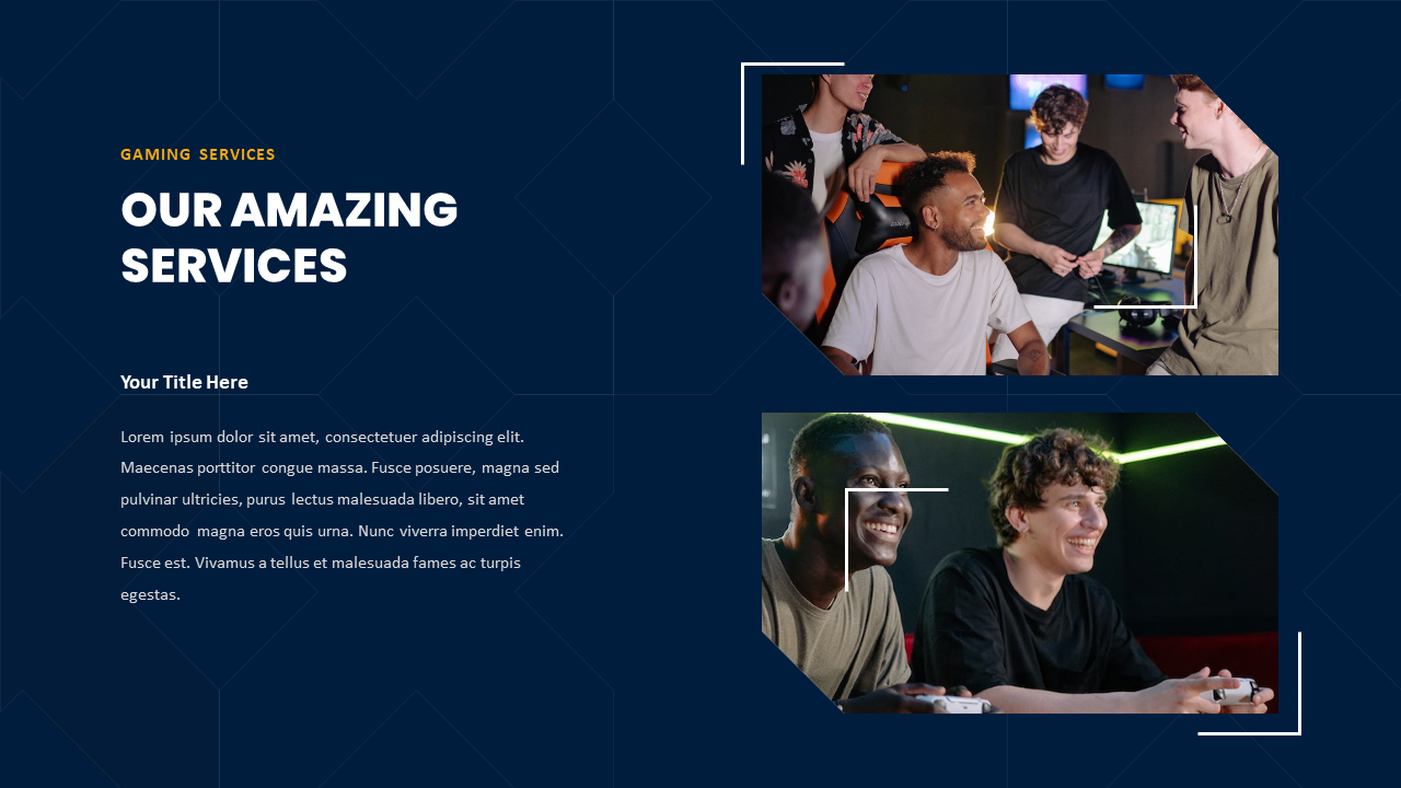 Gaming - Esports Technology Presentation, Presentation Templates ...