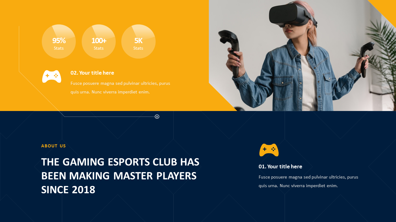 Gaming - Esports Technology Presentation, Presentation Templates ...