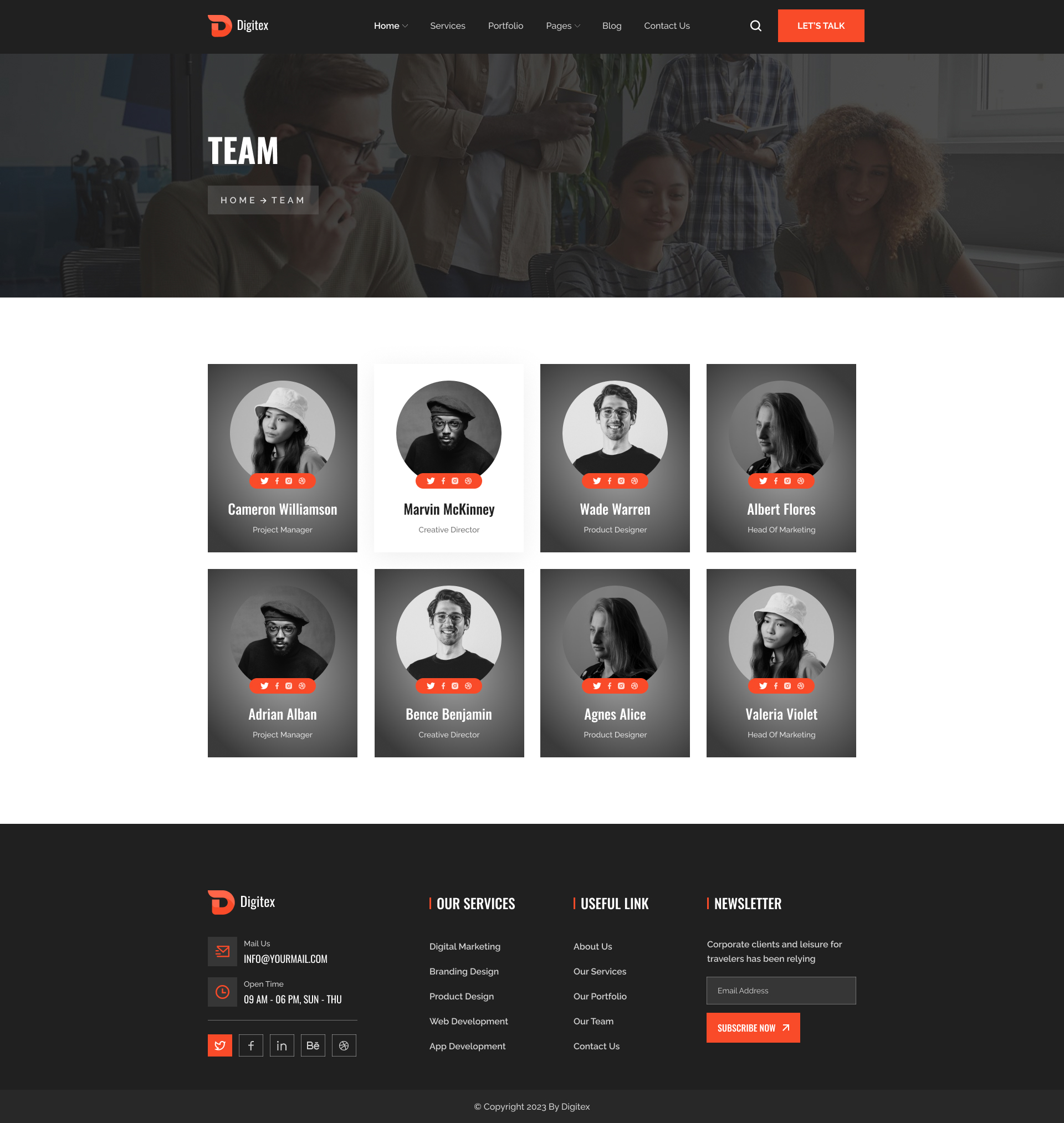 Digitex - Digital Marketing Agency Figma Template by thimshop | ThemeForest