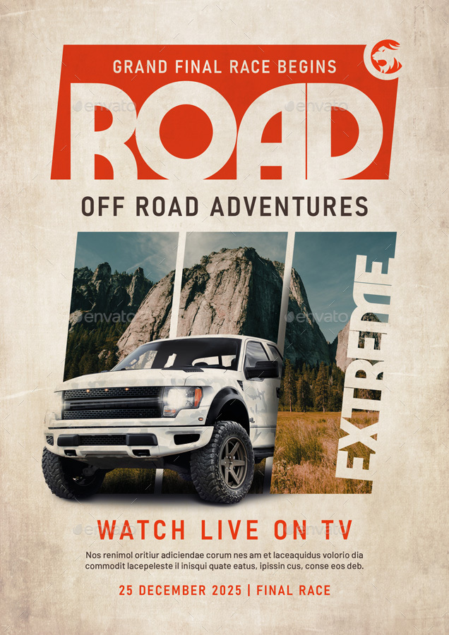 Off Road Flyer Bundle Templates, Print Templates | GraphicRiver