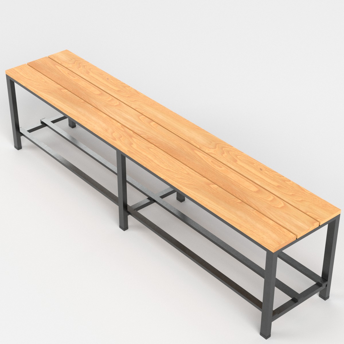 Locker room bench 2 by FrancescoMilanese85 | 3DOcean