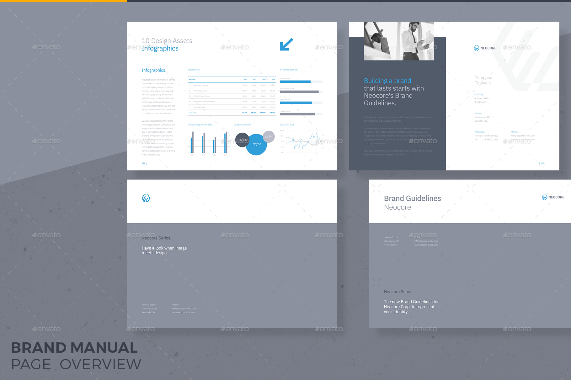 Brand Manual, Print Templates | GraphicRiver