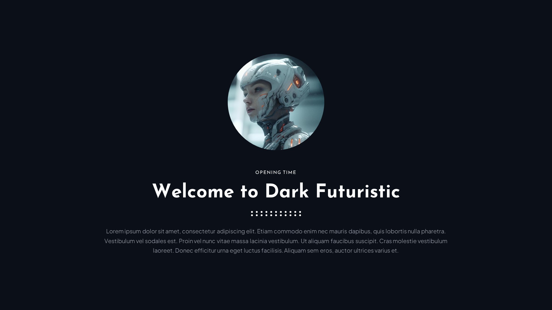 Dark Futuristic - Google Slides Presentation Template, Presentation ...