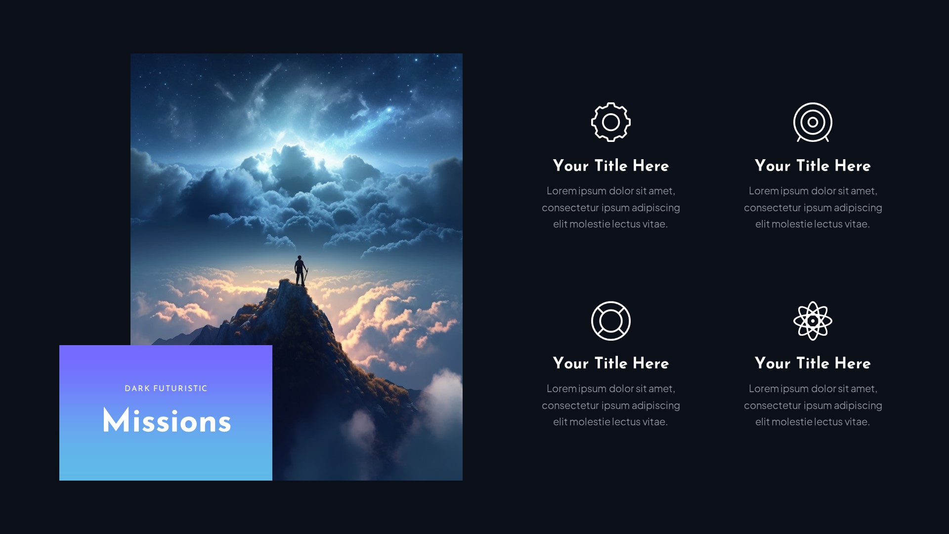 Dark Futuristic - Google Slides Presentation Template, Presentation ...