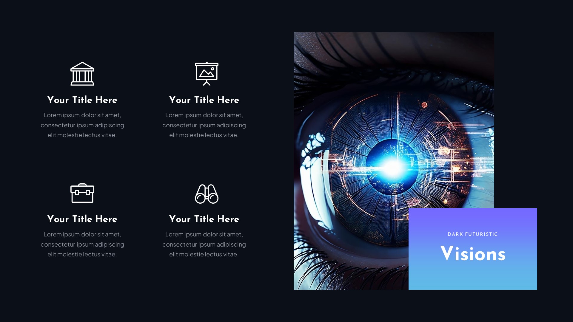 Dark Futuristic - Google Slides Presentation Template, Presentation ...