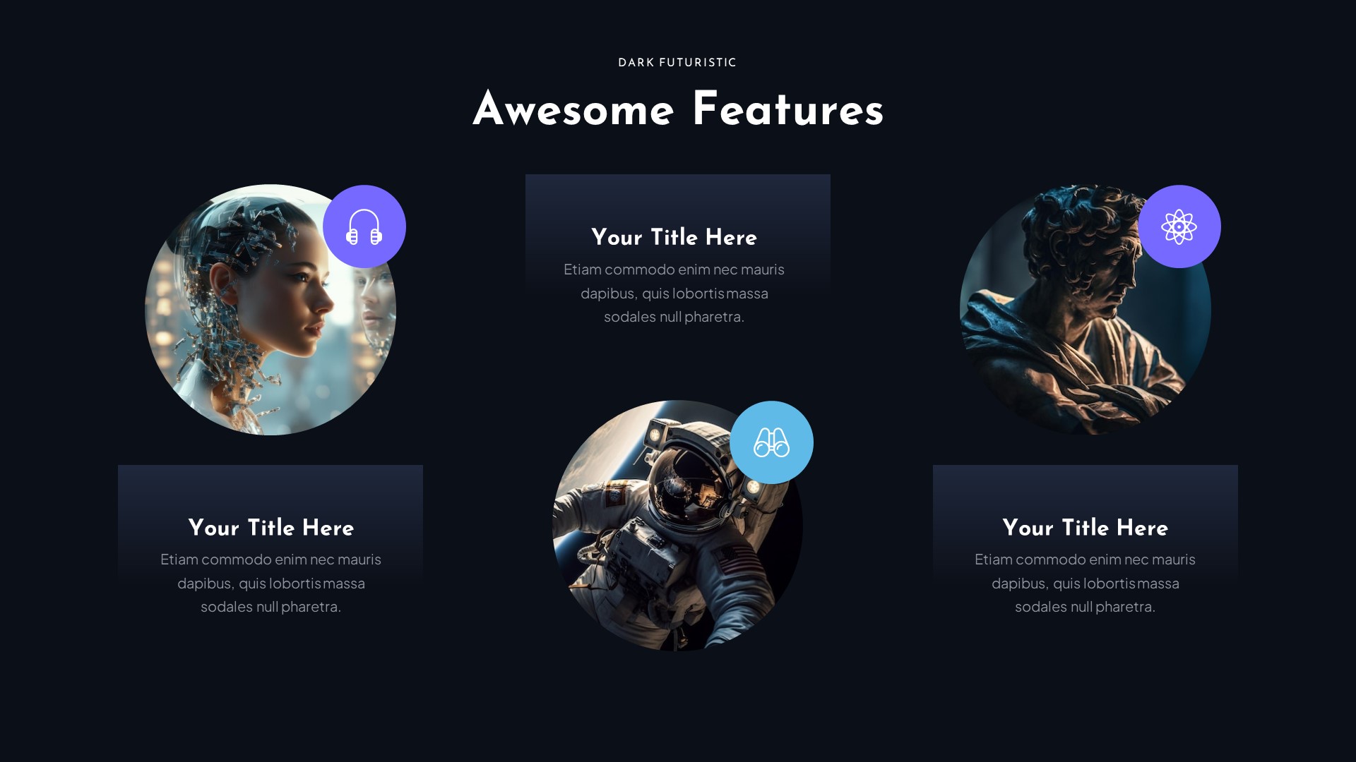 Dark Futuristic - Google Slides Presentation Template, Presentation ...