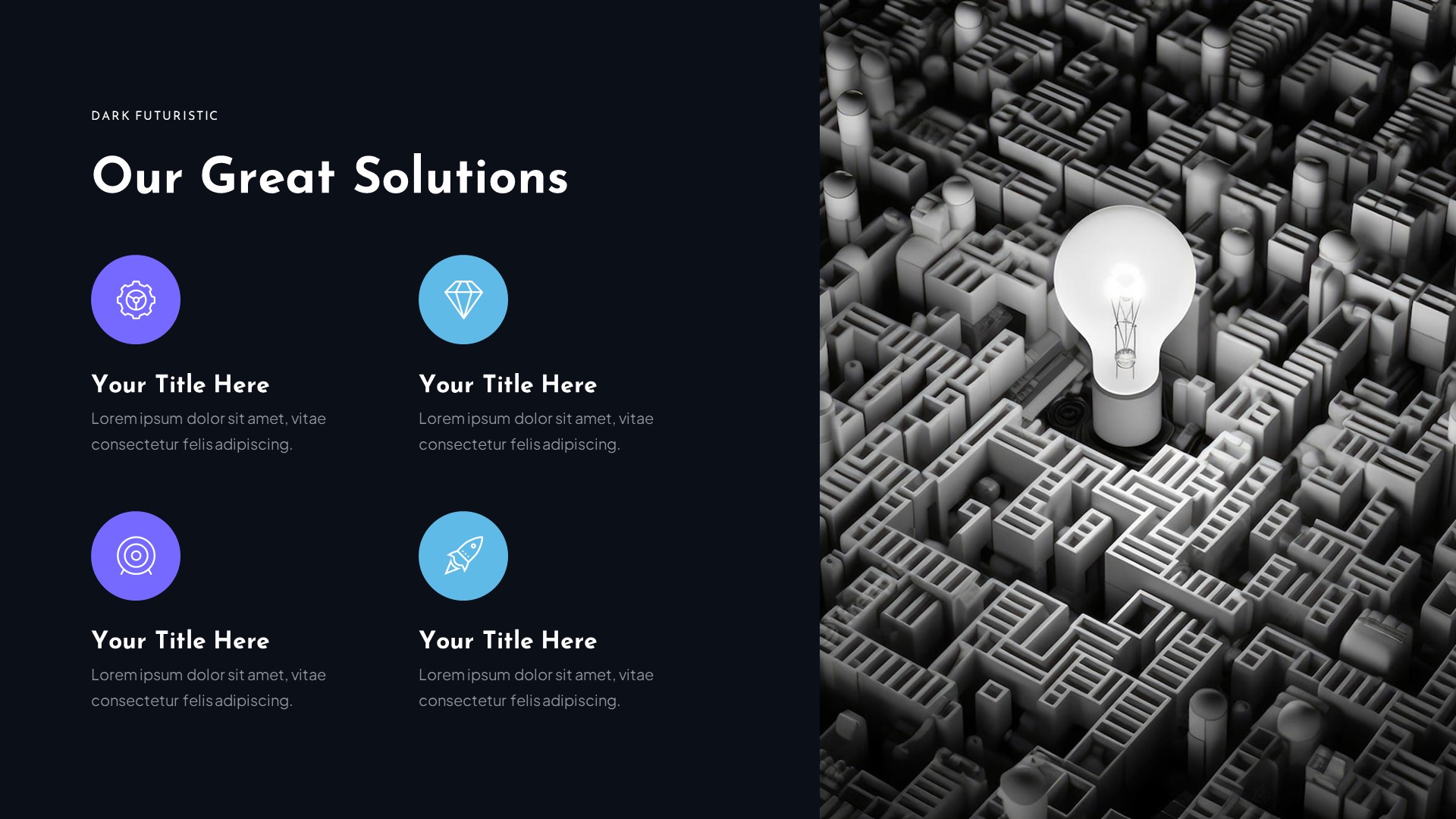 Dark Futuristic - Google Slides Presentation Template, Presentation ...