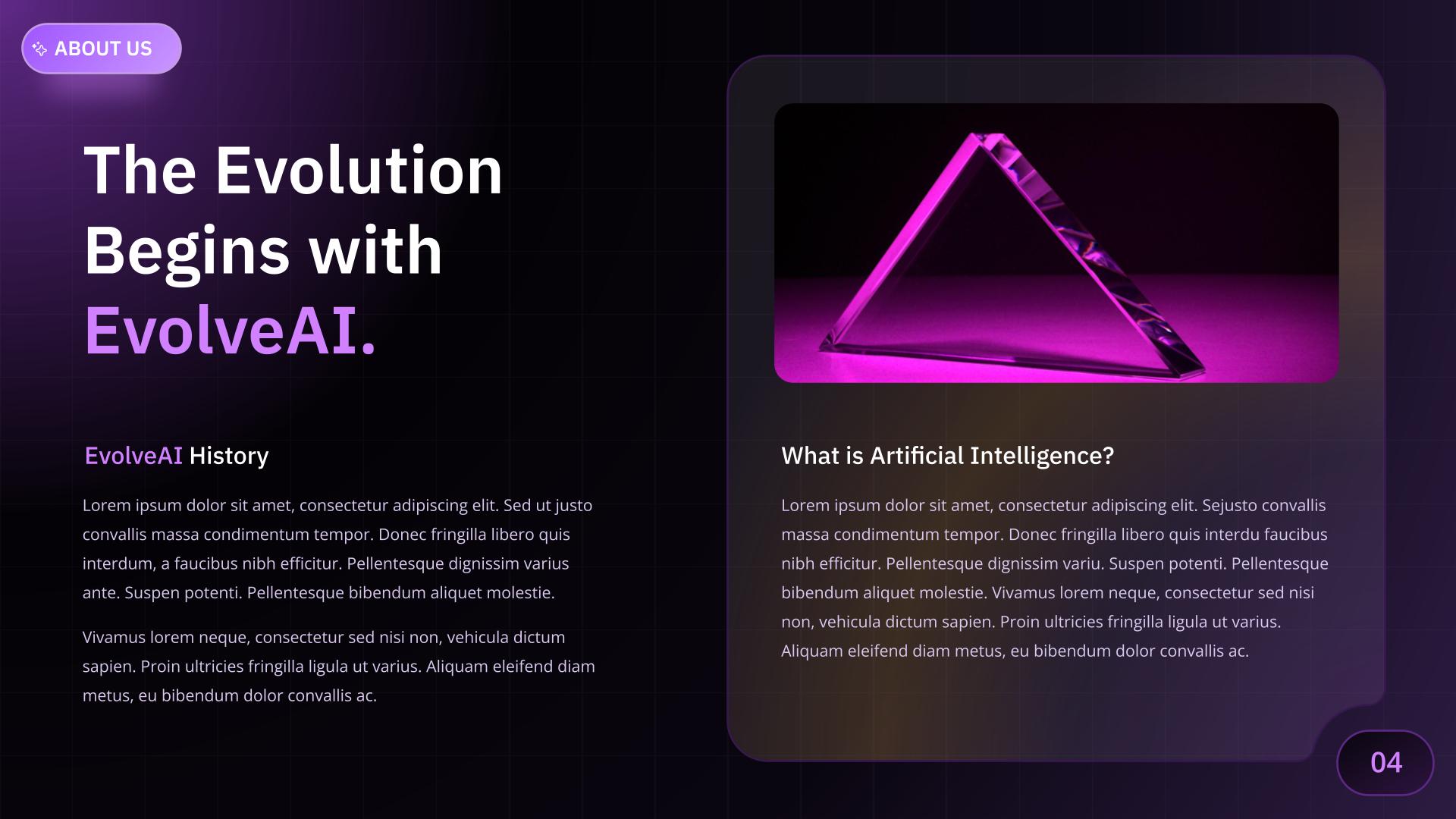 EvolveAI – Artificial Intelligence AI Google Slides Template ...