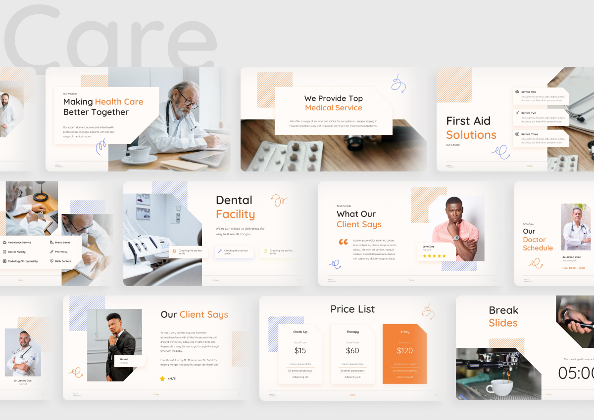 Care - Medical PowerPoint Presentation, Presentation Templates ...