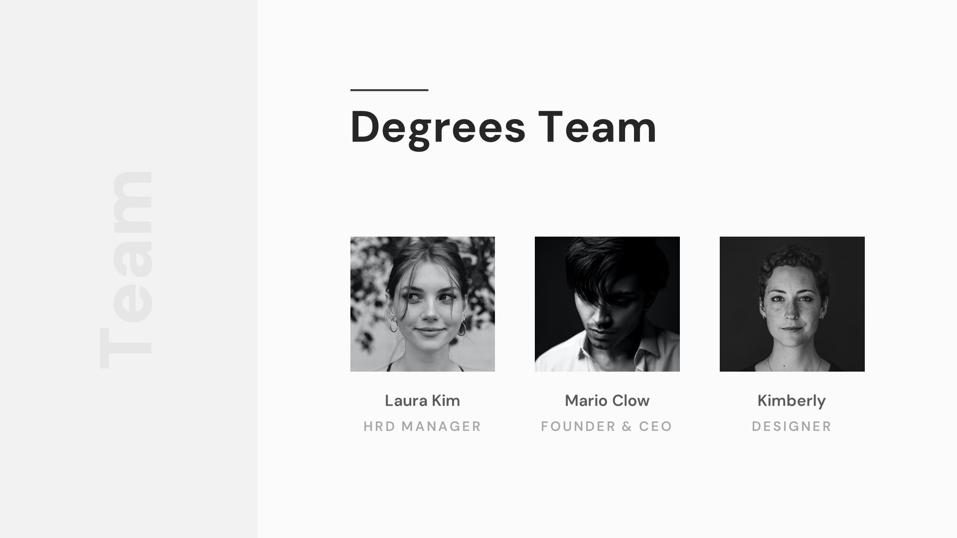 Degrees - Minimal PowerPoint Template, Presentation Templates ...