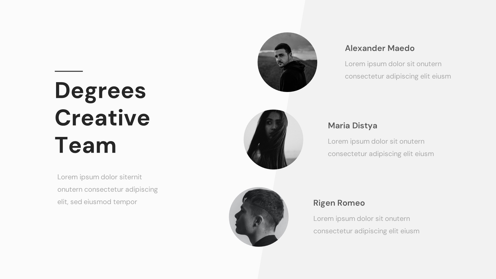 Degrees - Minimal PowerPoint Template, Presentation Templates ...