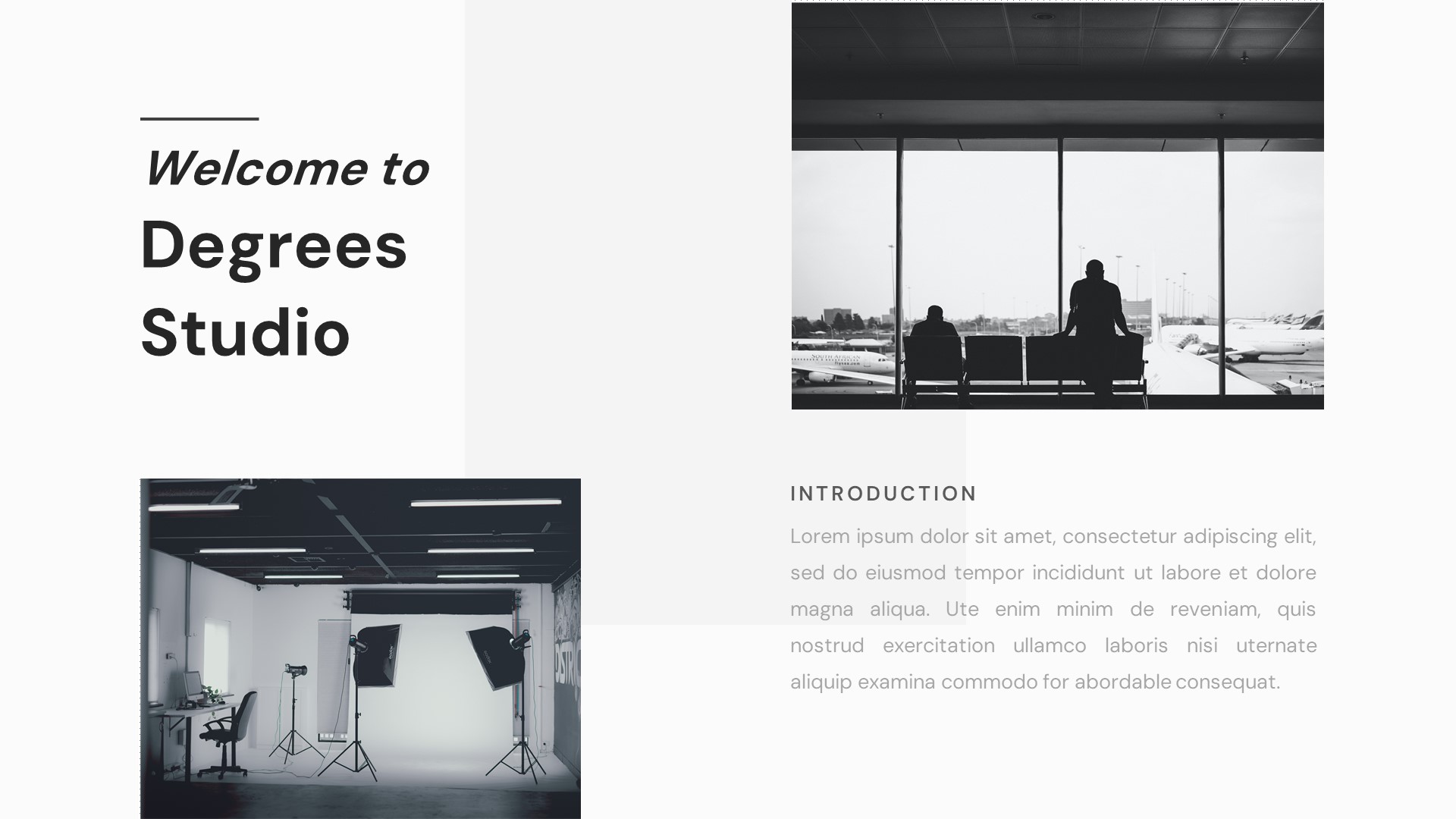 Degrees - Minimal PowerPoint Template, Presentation Templates ...