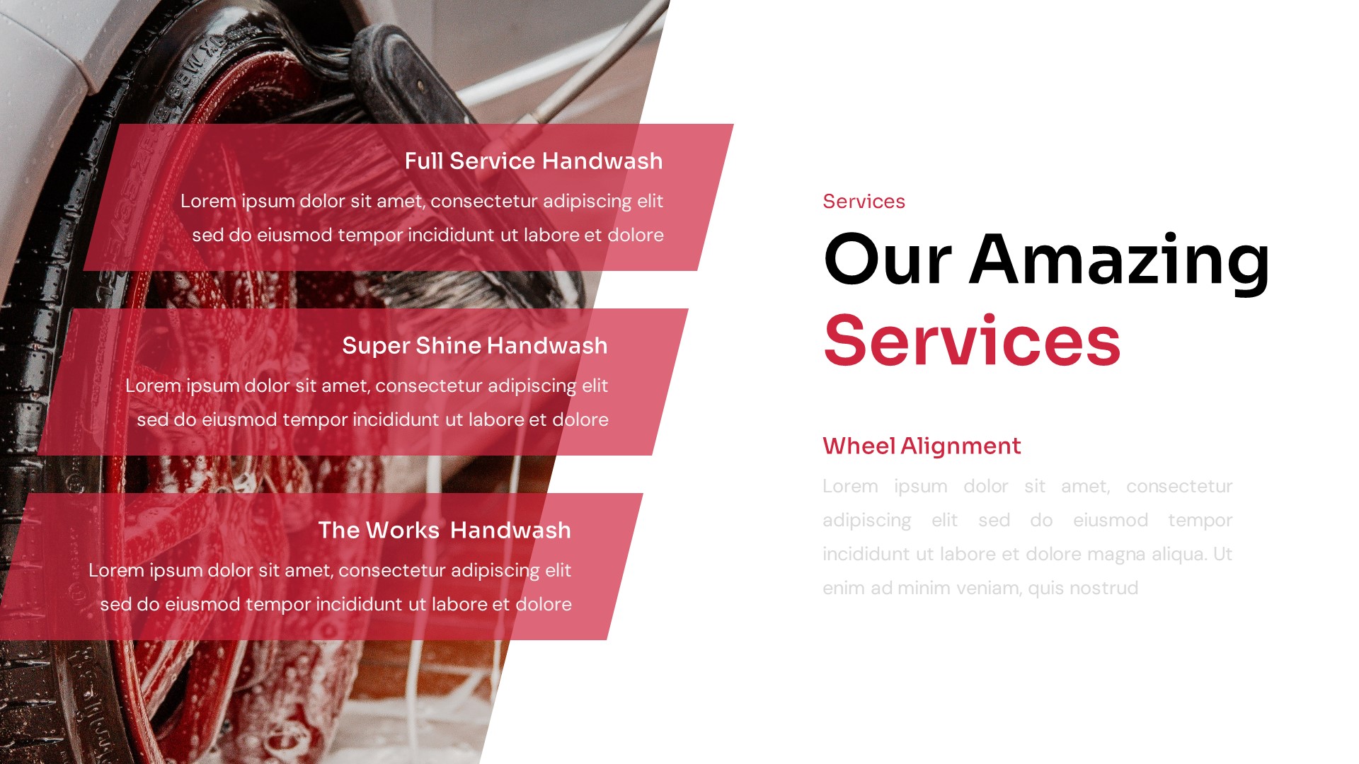 Funwash – Car Wash & Detailing Google Slides Template, Presentation ...