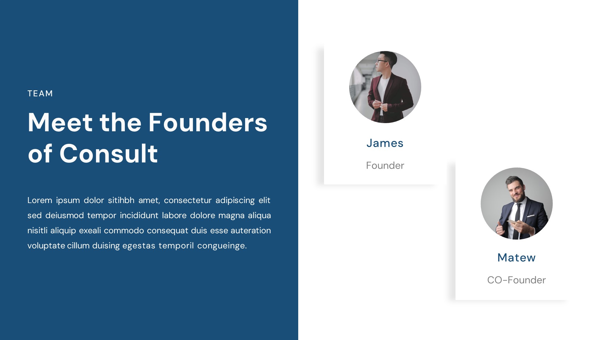 Consult – Business Consulting PowerPoint Template, Presentation Templates