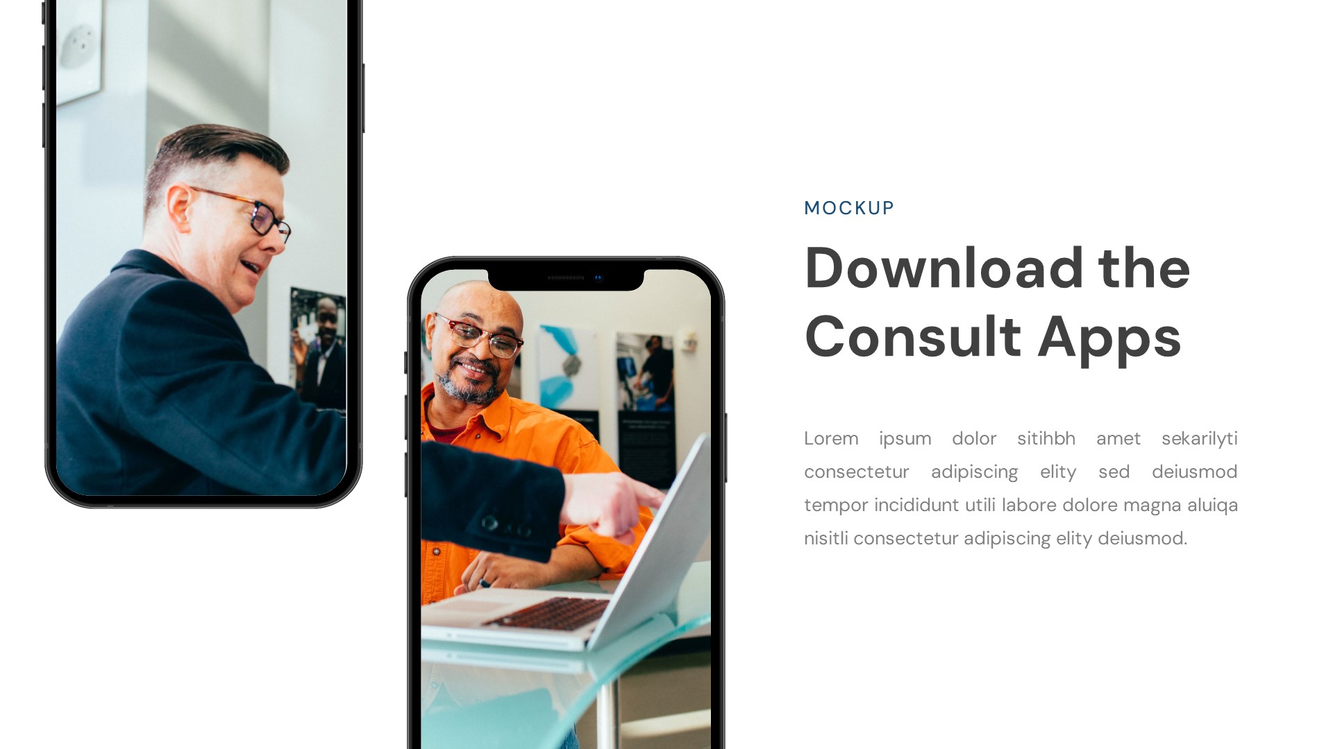 Consult – Business Consulting PowerPoint Template, Presentation Templates